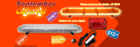 LED full size lightbars big festival in September - J&ZTECH Warning light