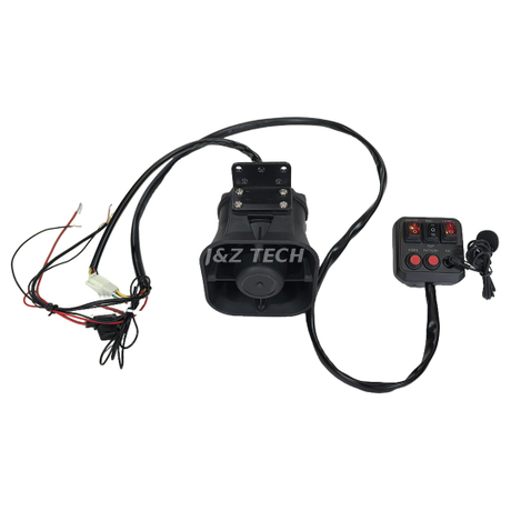 Waterproof Motorcycle 30 Watt compact amplified siren With three alarm ...
