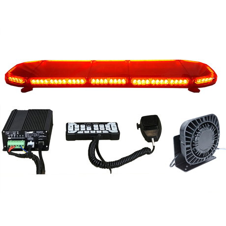 Led Lightbar Integrated Siren And Speaker for Emergency Ambulance Car - J&ZTECH Warning light